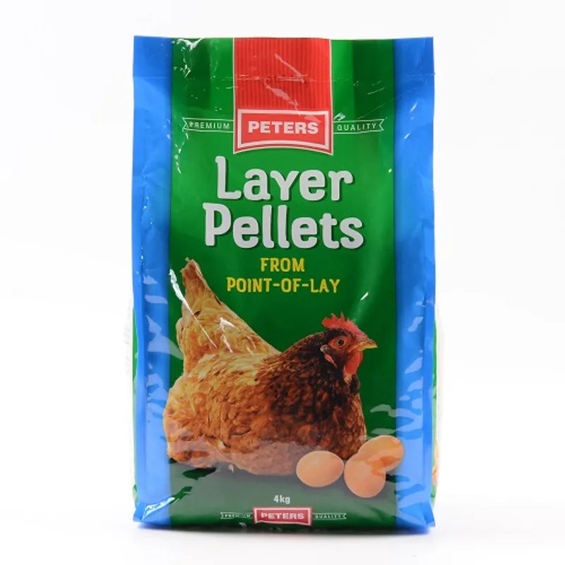 PETERS LAYER PELLETS 4KG – League of Pets