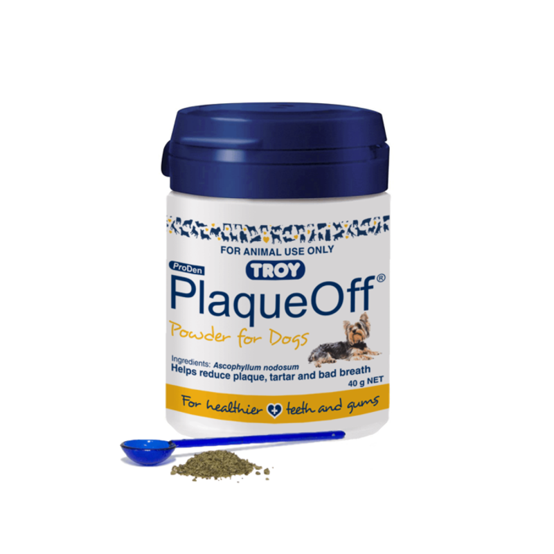 TROY PLAQUEOFF DOG 40G – League of Pets