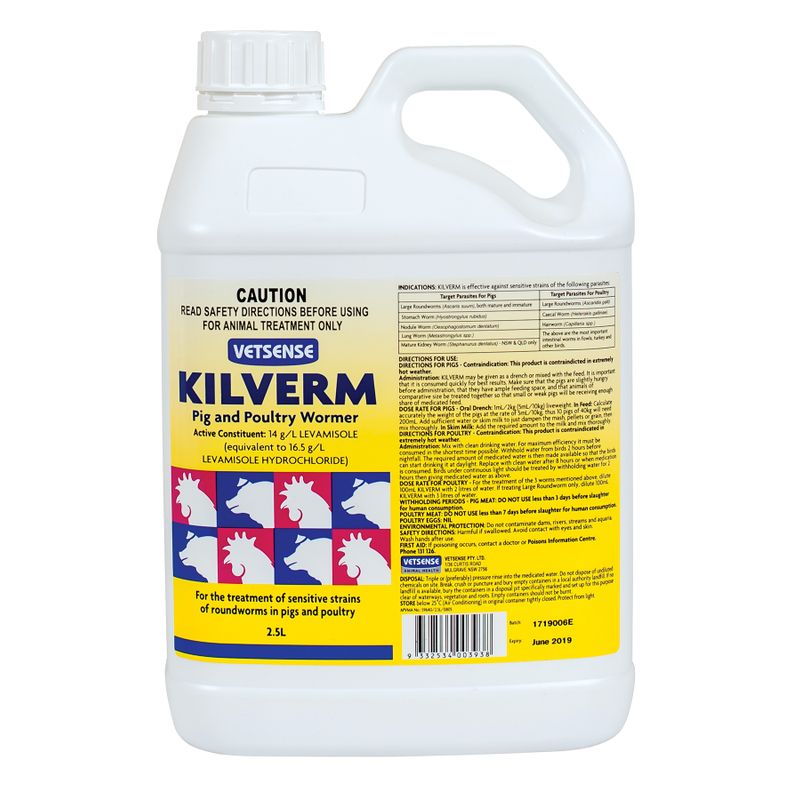 VETSENSE KILVERM PIG & POULTRY 2.5L – League of Pets