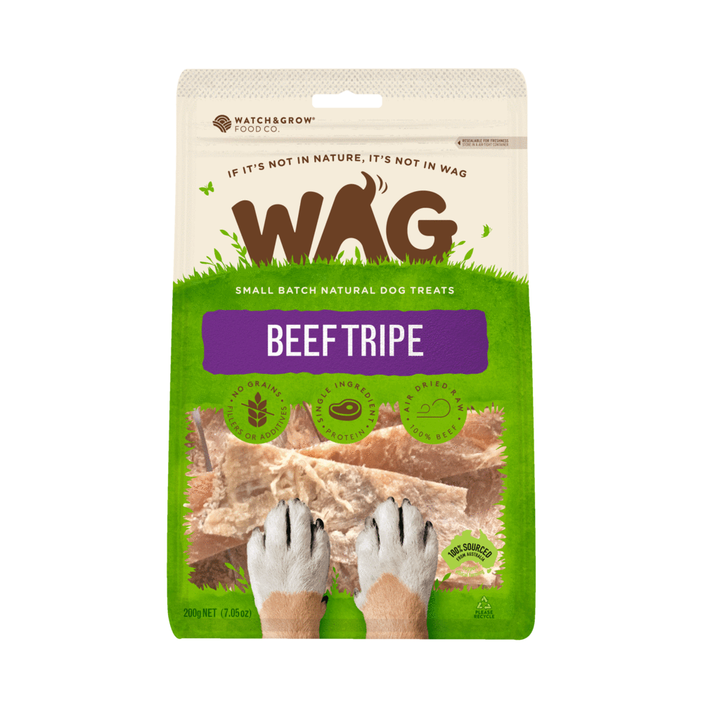 Wag VEAL BEEF TRIPE Treats 50g 200g – League of Pets