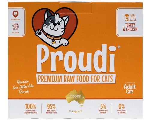 Proudi Cat Food - Turkey & Chicken 1.08KG~ – League of Pets