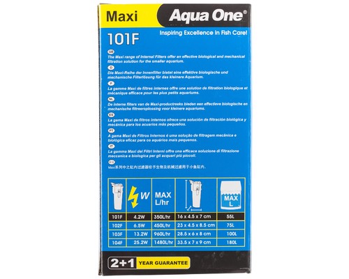 101F MAXI INT FILTER 350 L/HR – League of Pets